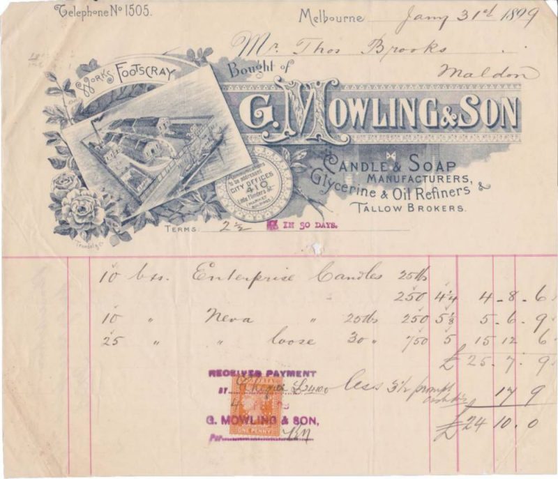 Mowling & Dunkley, Allen's Patent Footrot Ointment, Melbourne - ABCR ...